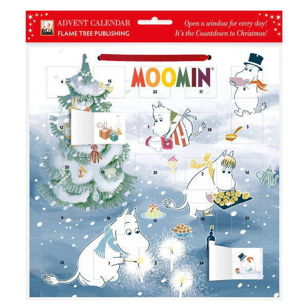 Kalendarz adwentowy Muminki z naklejkami - Flame Tree - OFICJALNY ...