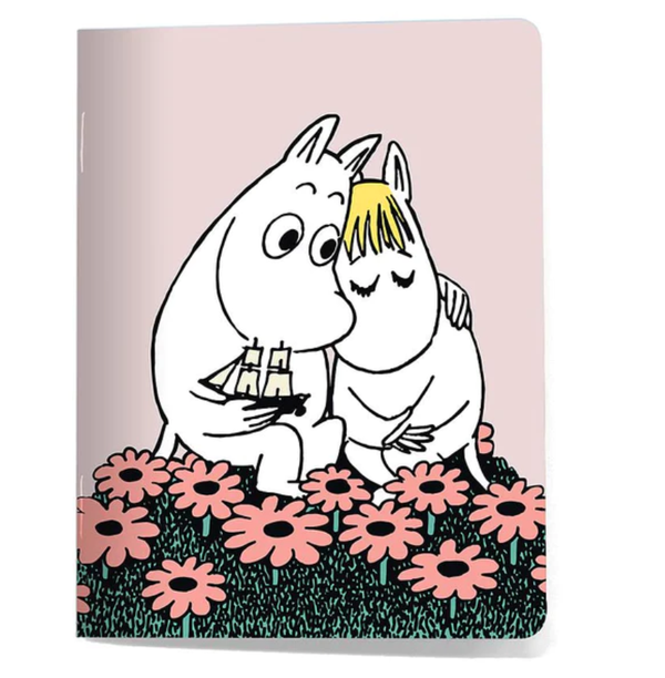 Mały notatnik notes 48 stron Zakochane Muminki - OFICJALNY MOOMIN SHOP ...